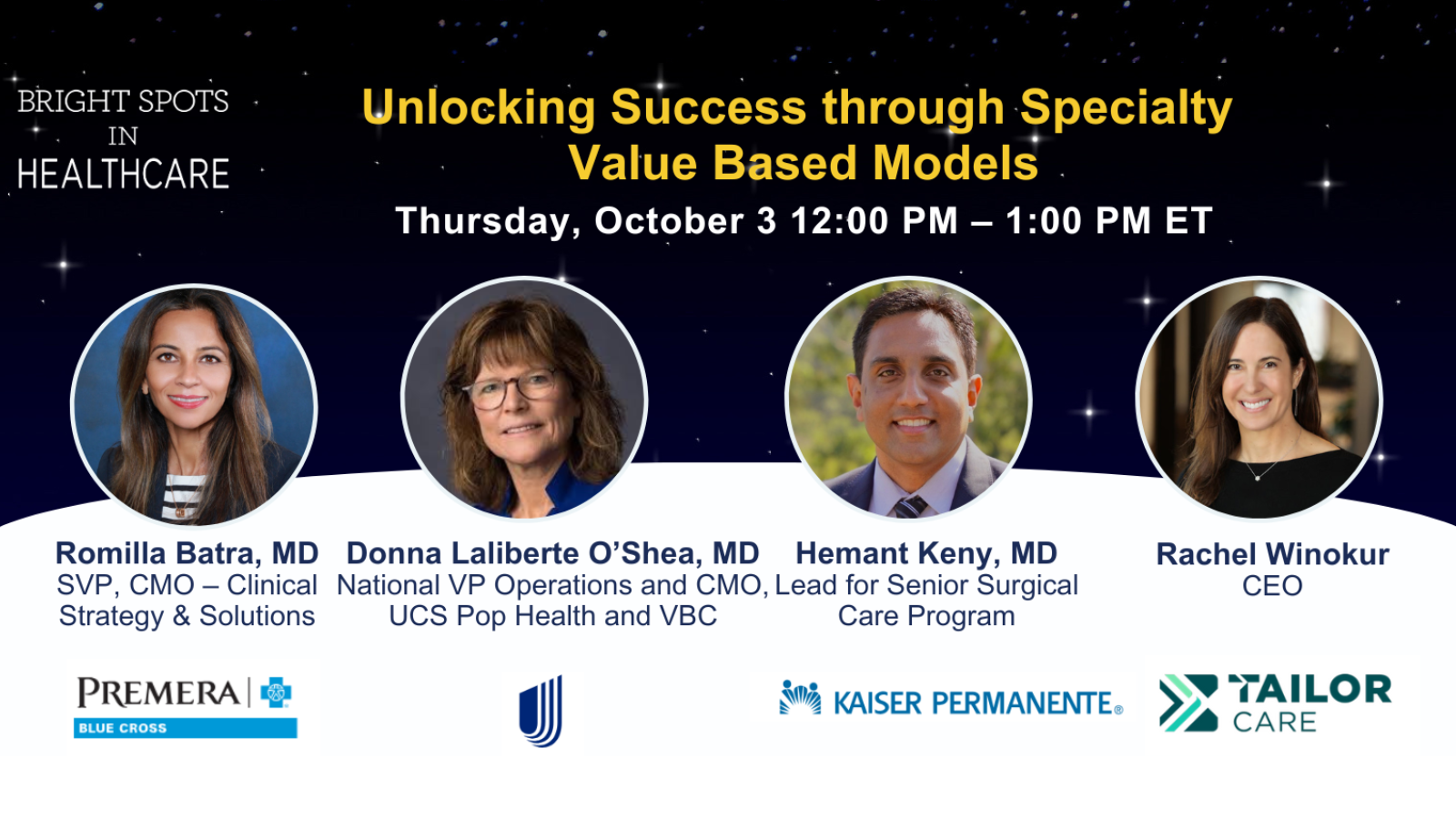 Rachel Winokur, TailorCare CEO, Featured in Webinar, "Unlocking Success through Specialty Value ...